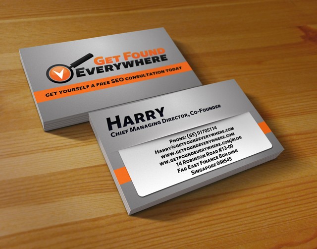 SEO Business Card Samples Examples StartupGuys